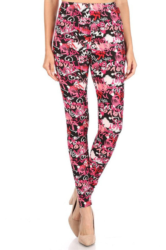 Love Graffiti Leggings – Pierce and Belle at Home